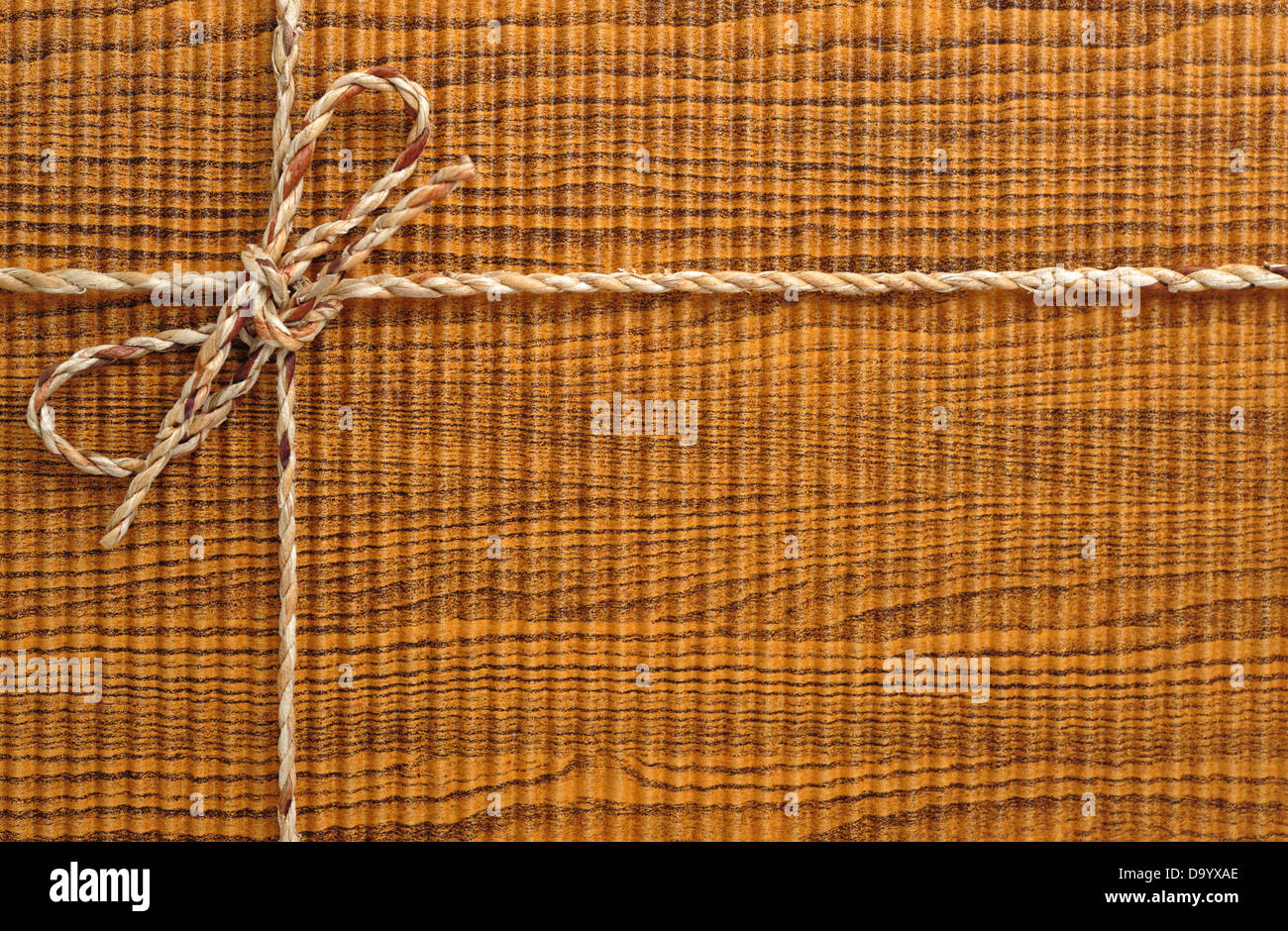 Brown cardboard box with string Stock Photo - Alamy