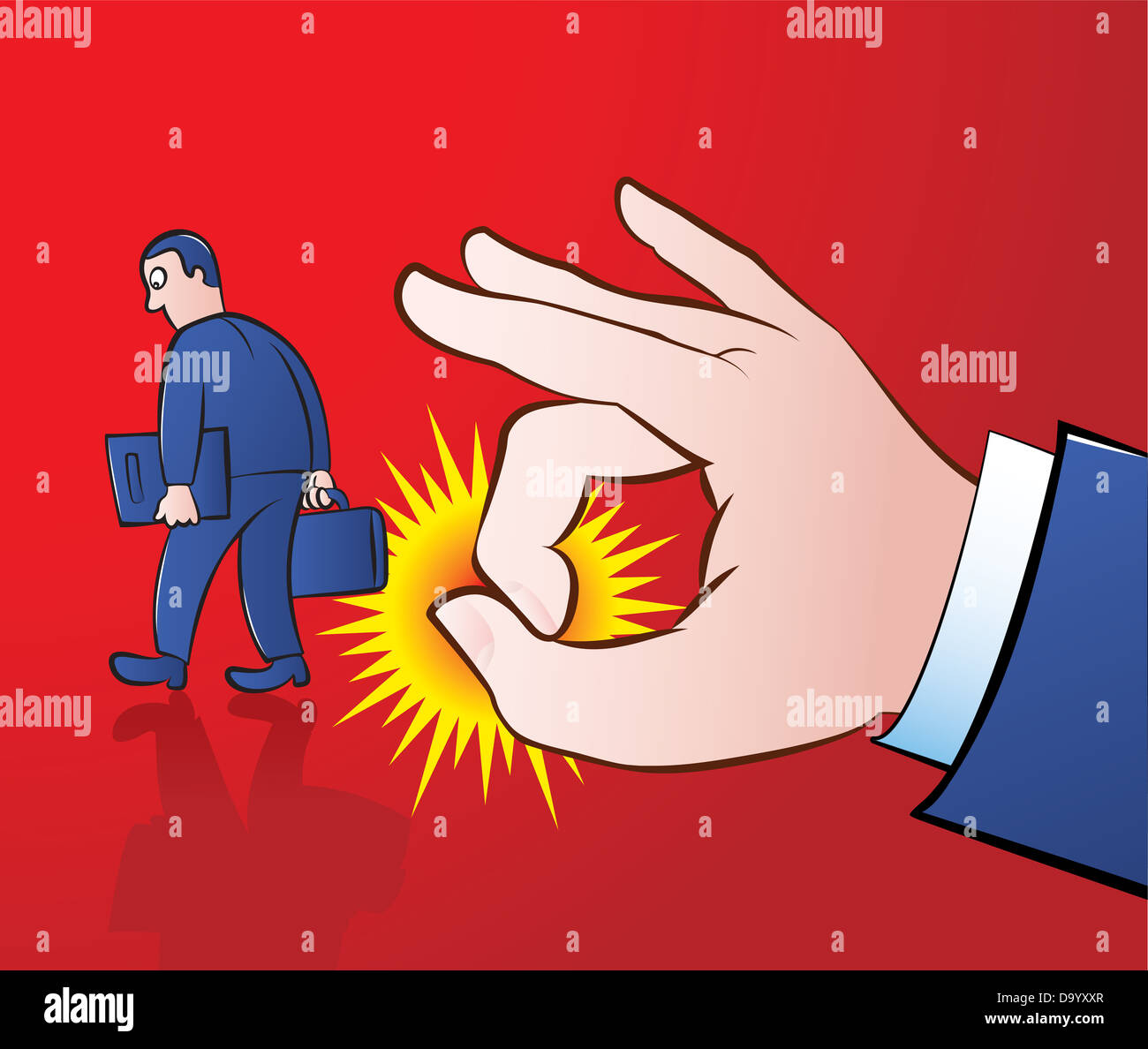 Cartoon man ignoring hi-res stock photography and images - Alamy