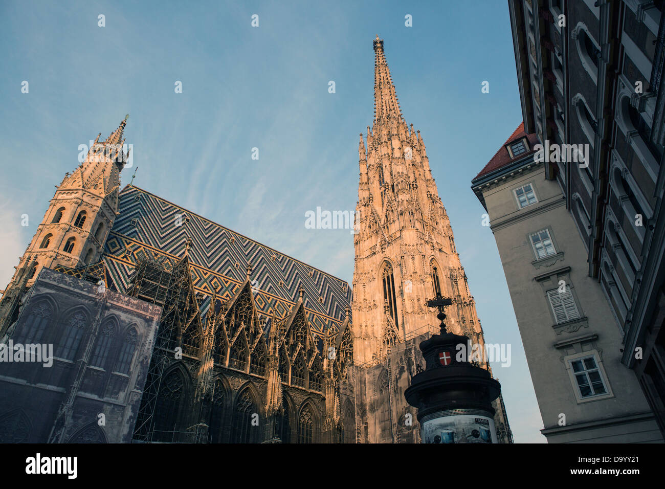 Stephansdom church tower in Vienna, Austria Stock Photo - Alamy