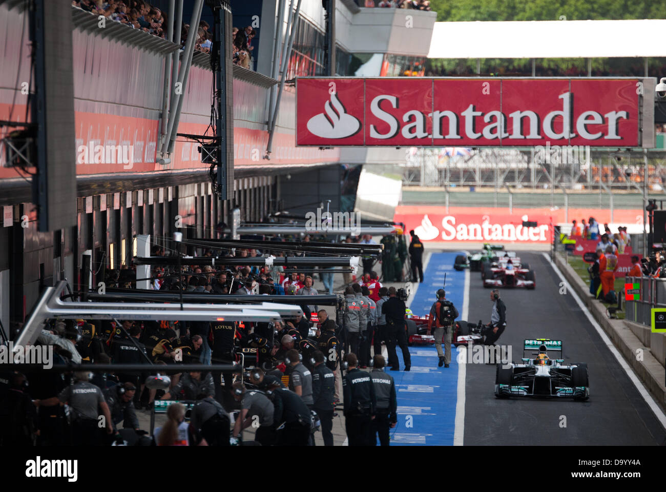 British Formula One (F1) Grand Prix, Silverstone, UK Stock Photo - Alamy