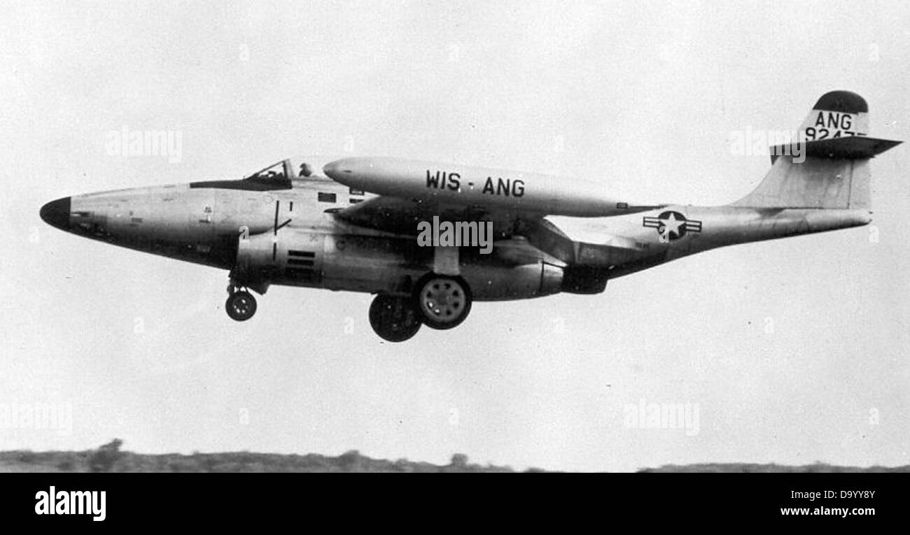 The 126th Fighter-Interceptor Squadron flew the Northrop F-89A Scorpion ...