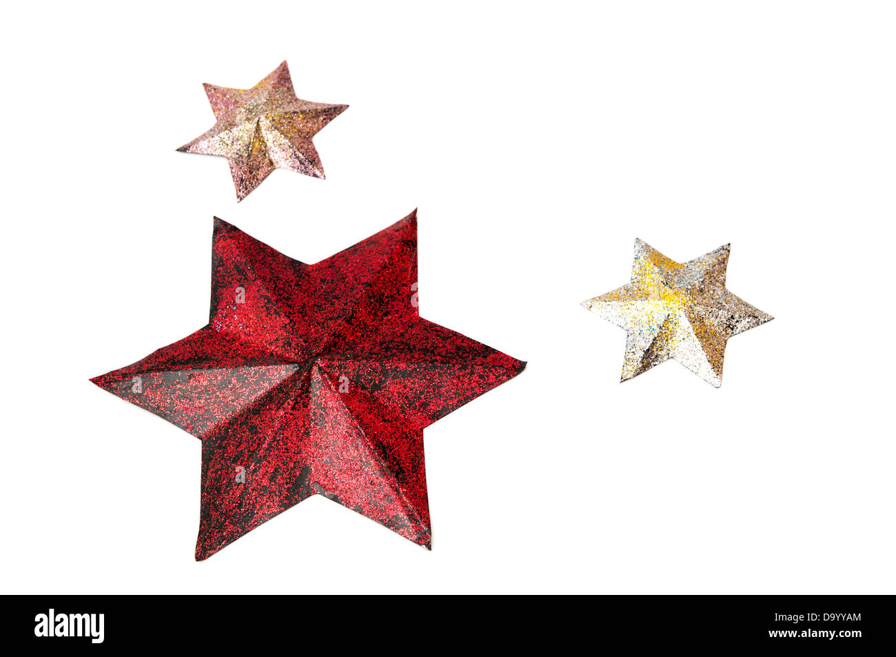 colorful stars on a white background Stock Photo - Alamy