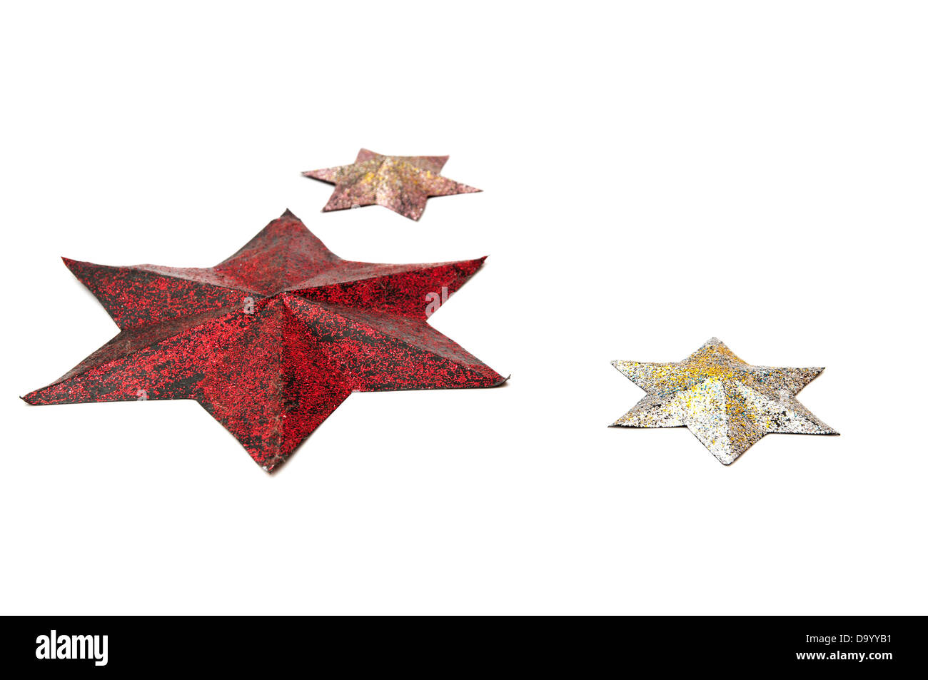 colorful stars on a white background Stock Photo - Alamy