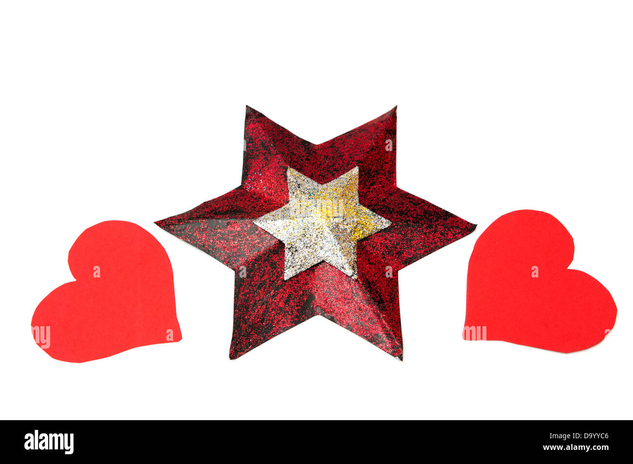 Stars an hearts hi-res stock photography and images - Alamy