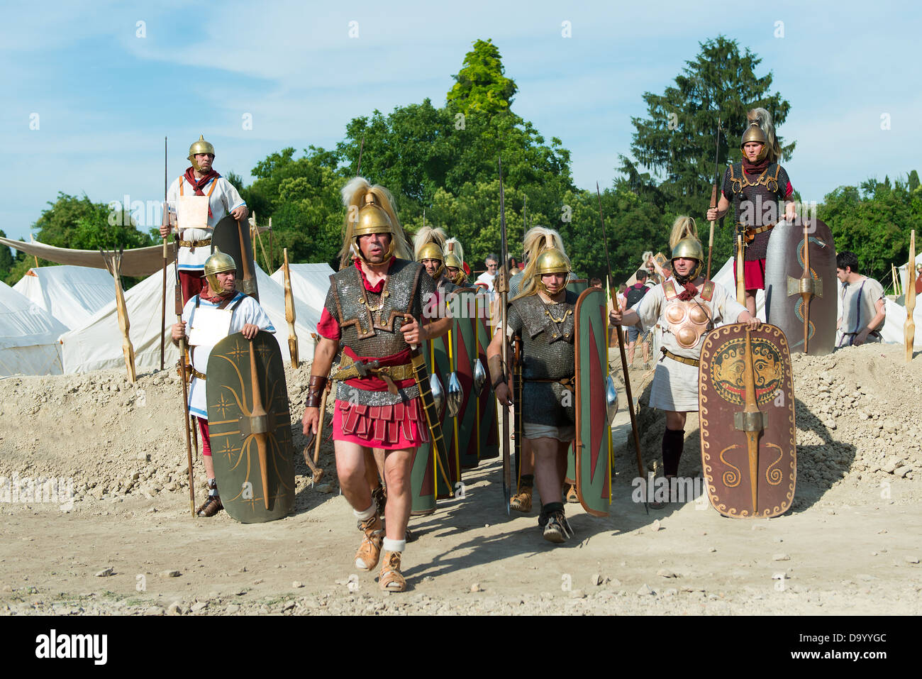historical representation in costume of the Roman era Stock Photo - Alamy