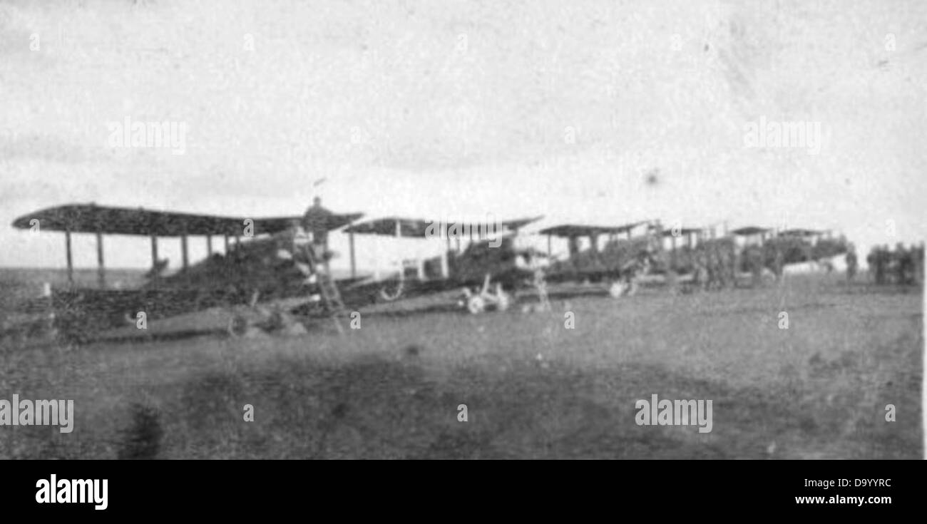 The 20th Aero Squadron operated DH-4s, American-made biplanes, during ...