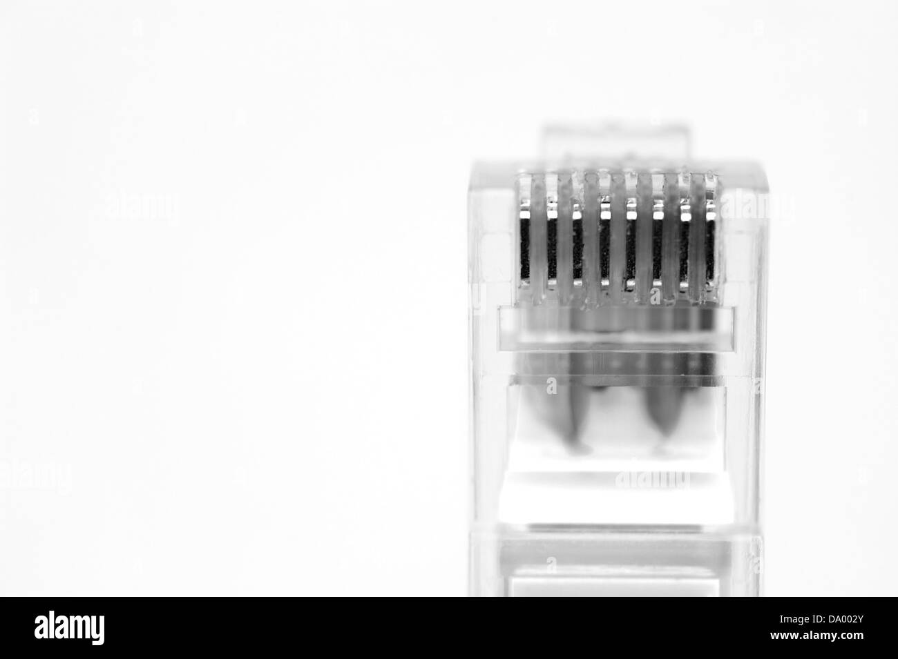 Telecommunications cable Black and White Stock Photos & Images - Alamy