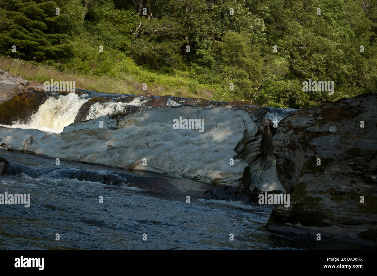 Following the River Rheidol as it flows past the mines and through the ...
