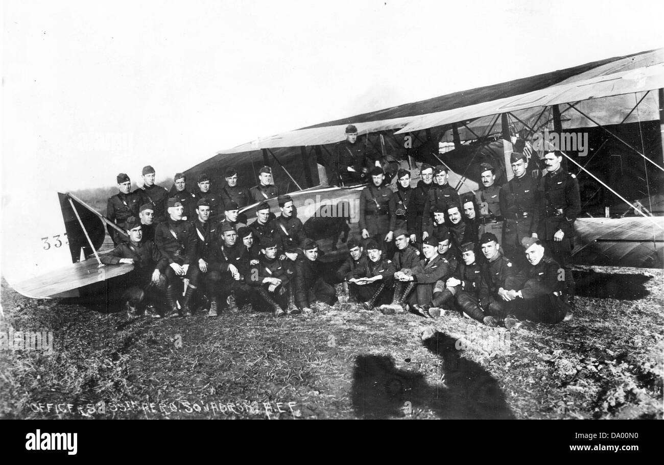 The 99th Aero Squadron, part of the U.S. Army Air Service during World ...