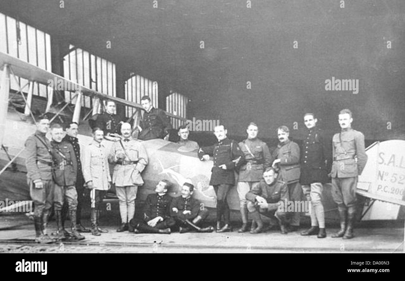 The 99th Aero Squadron, part of the U.S. Army Air Service during World ...