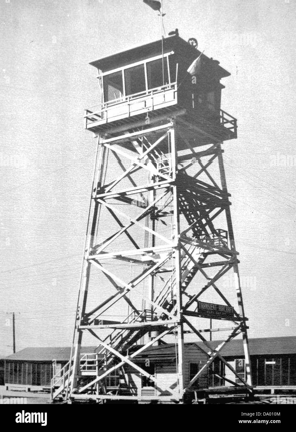 Eagle Pass Army Airfield, located in Texas, features the control tower ...