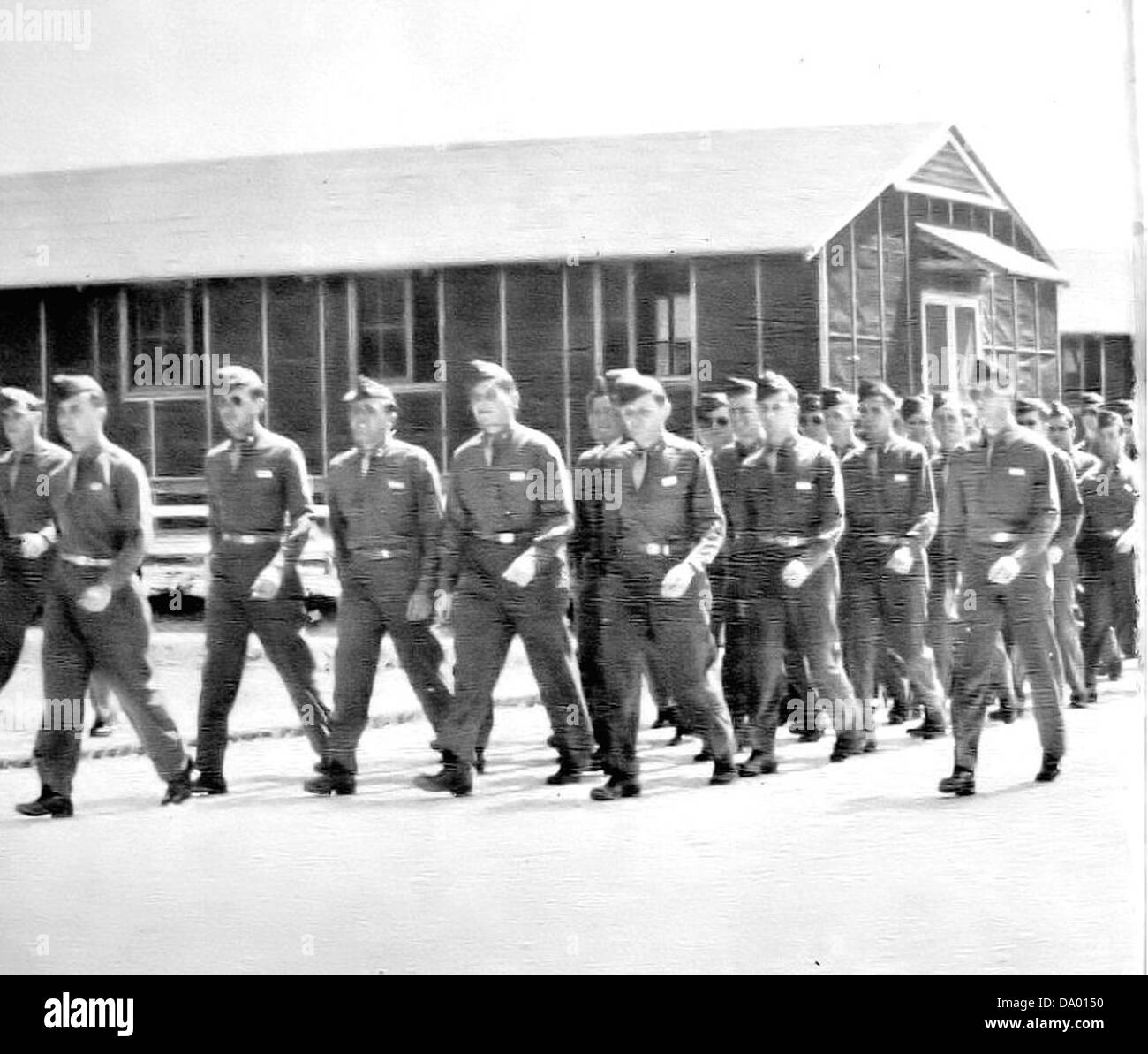 This image shows trainees at Eagle Pass Army Airfield, a former ...