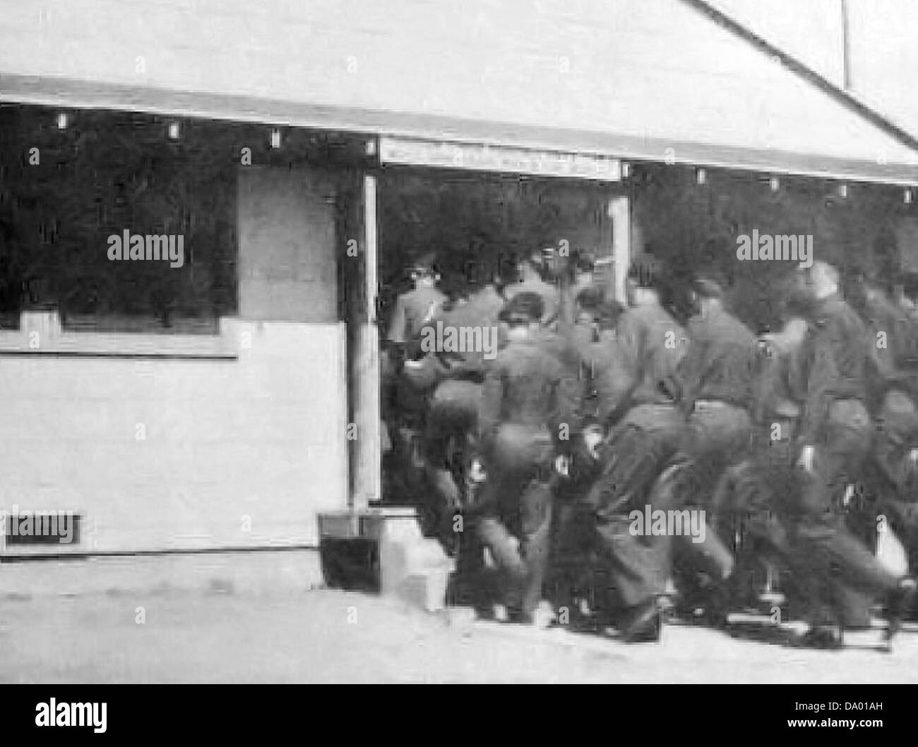The dining hall at Midland Army Airfield, Texas, provided essential ...