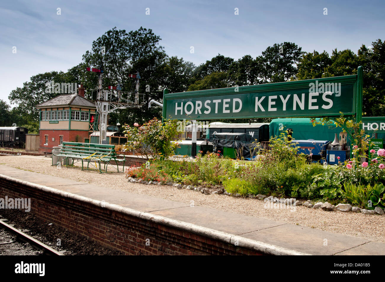 Horsted Keynes railway station West Sussex Stock Photo - Alamy
