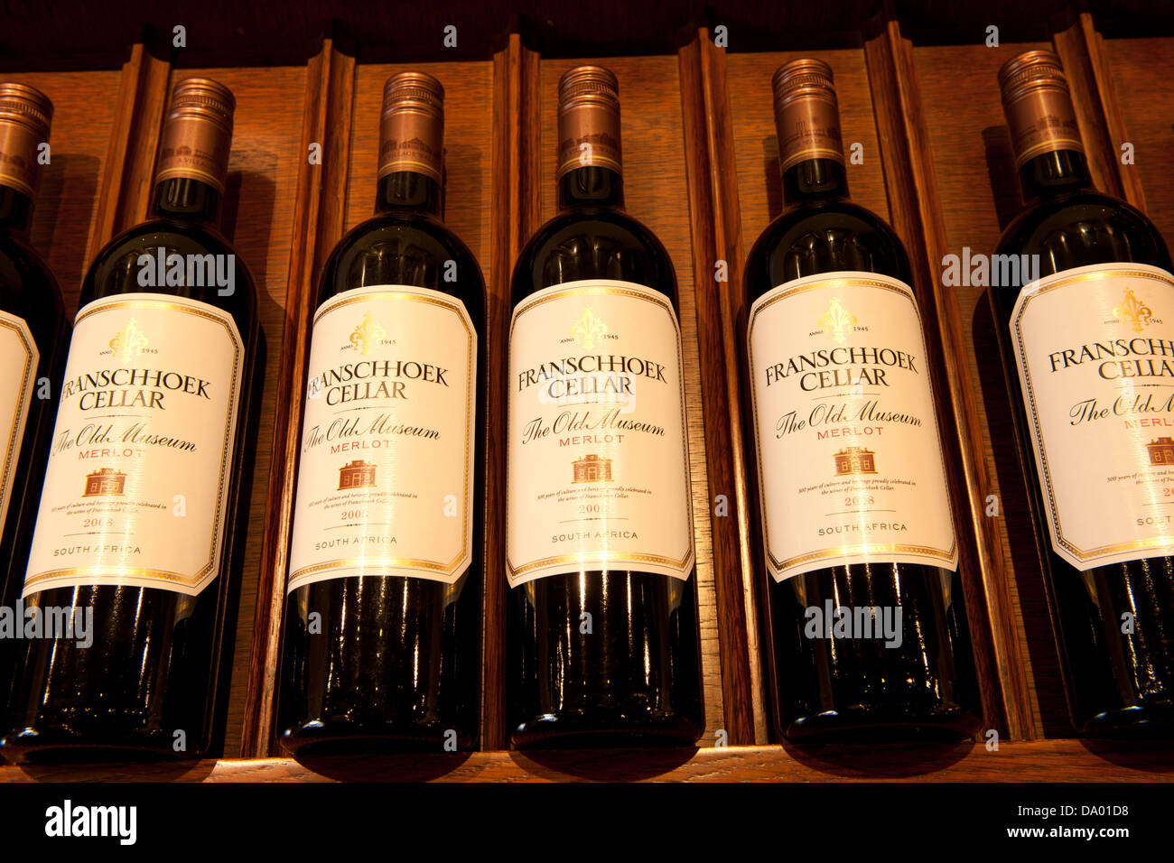 Wine for sale at Franschhoek Cellar, Franschhoek, South Africa Stock ...