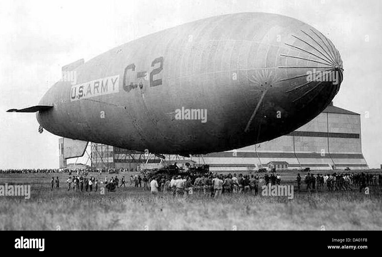 The U.S. Army's C-2 blimp, used for reconnaissance and surveillance ...