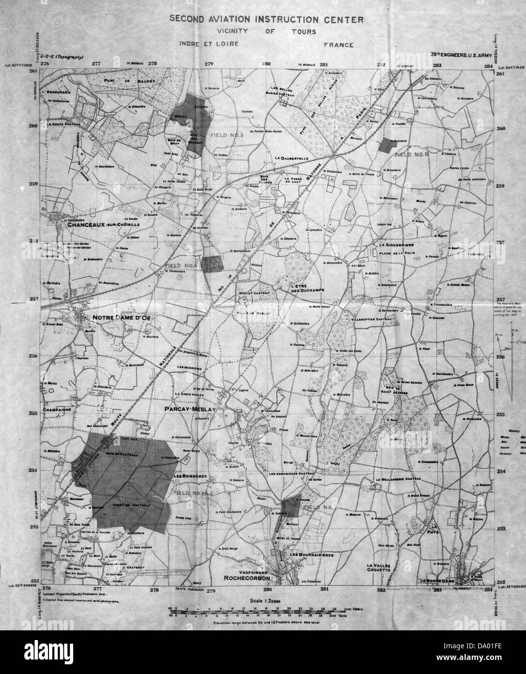 Aerodrome map hi-res stock photography and images - Alamy