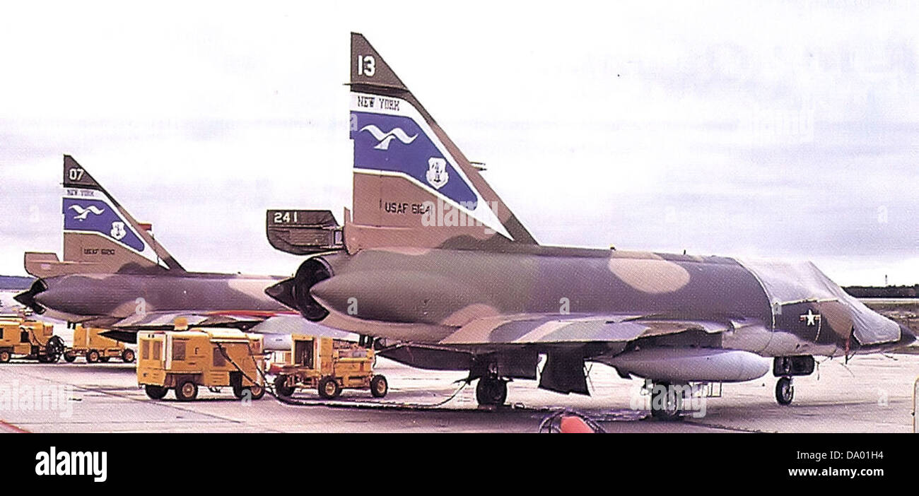 The 102nd Fighter-Interceptor Squadron operated the Convair F-102A ...