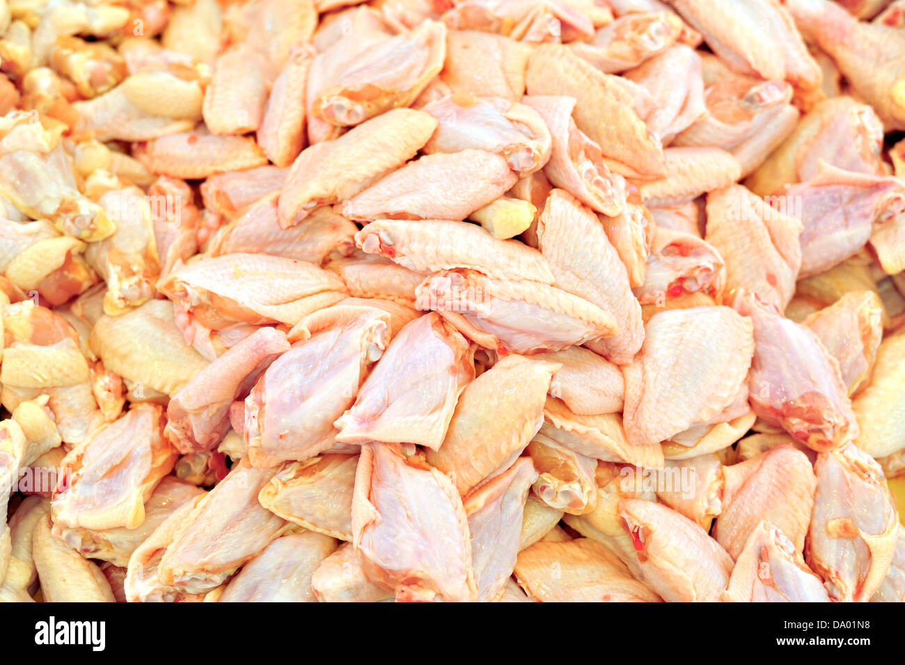 Chicken in market Stock Photo - Alamy