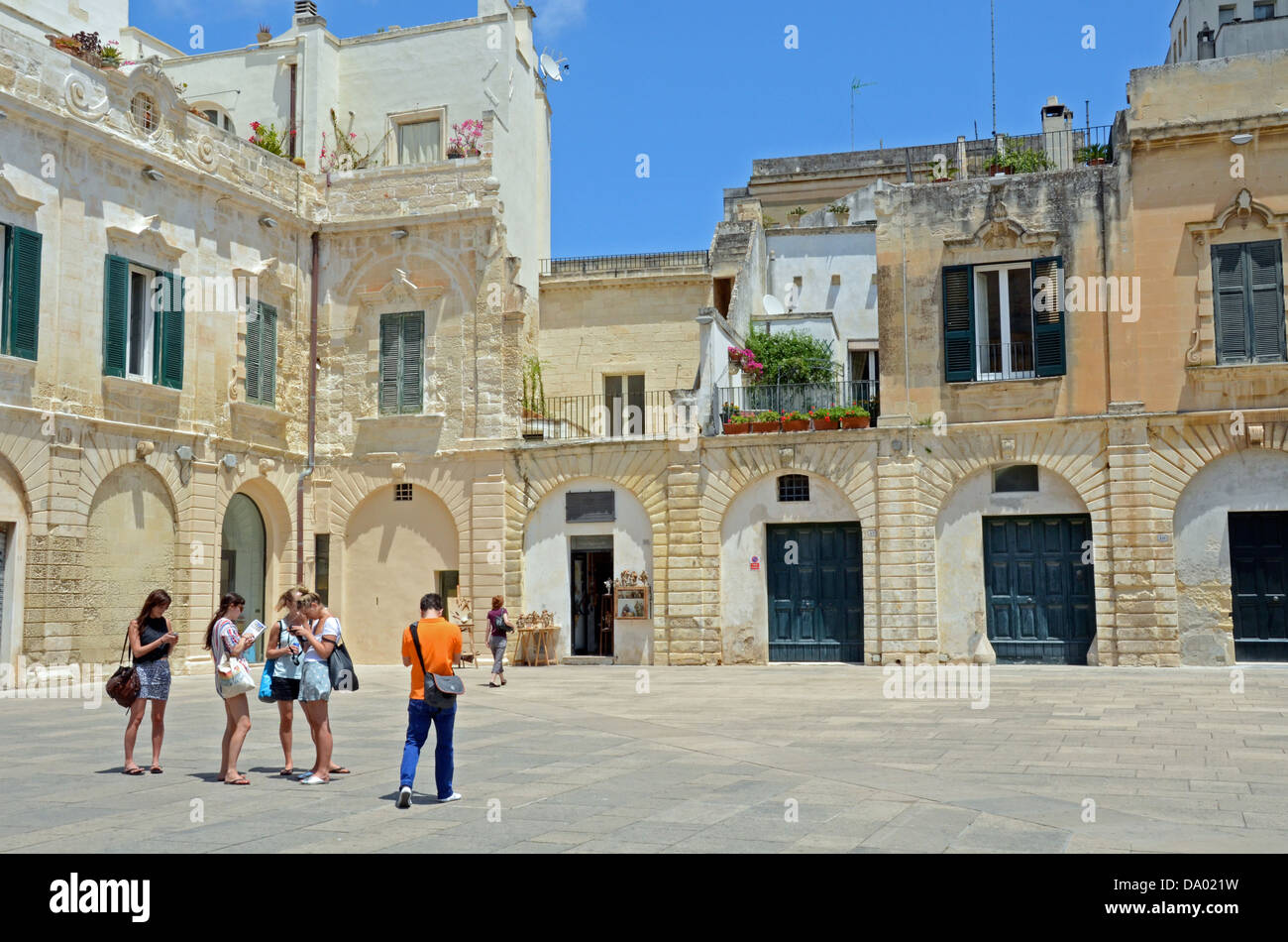 Piazza Duomo, Lecce, Puglia, Italy Stock Photo - Alamy