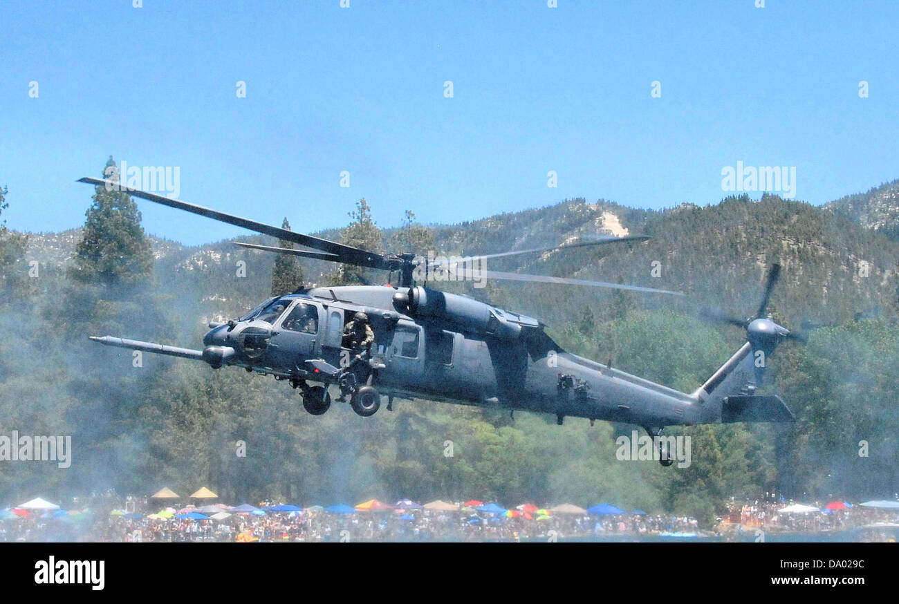 129th Rescue Squadron HH-60 Water Rescue -2 Stock Photo - Alamy