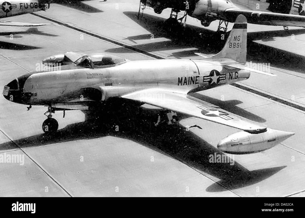 Lockheed f 80c shooting star Black and White Stock Photos & Images - Alamy
