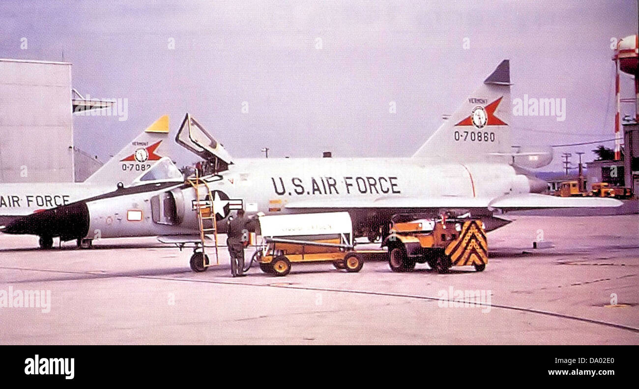 The 134th Fighter-Interceptor Squadron operated the Convair F-102A-95 ...