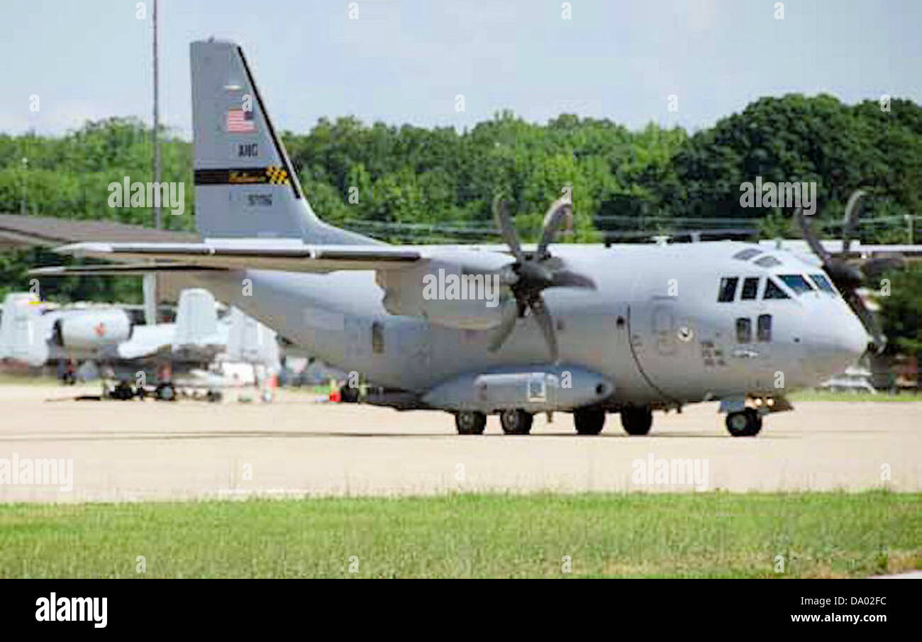 The 135th Airlift Squadron operates the C-27J Spartan, a medium ...