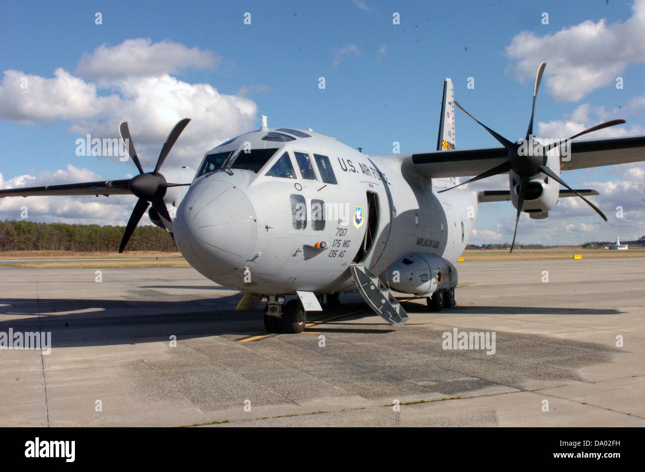 The 135th Airlift Squadron operates the C-27J Spartan, a tactical ...