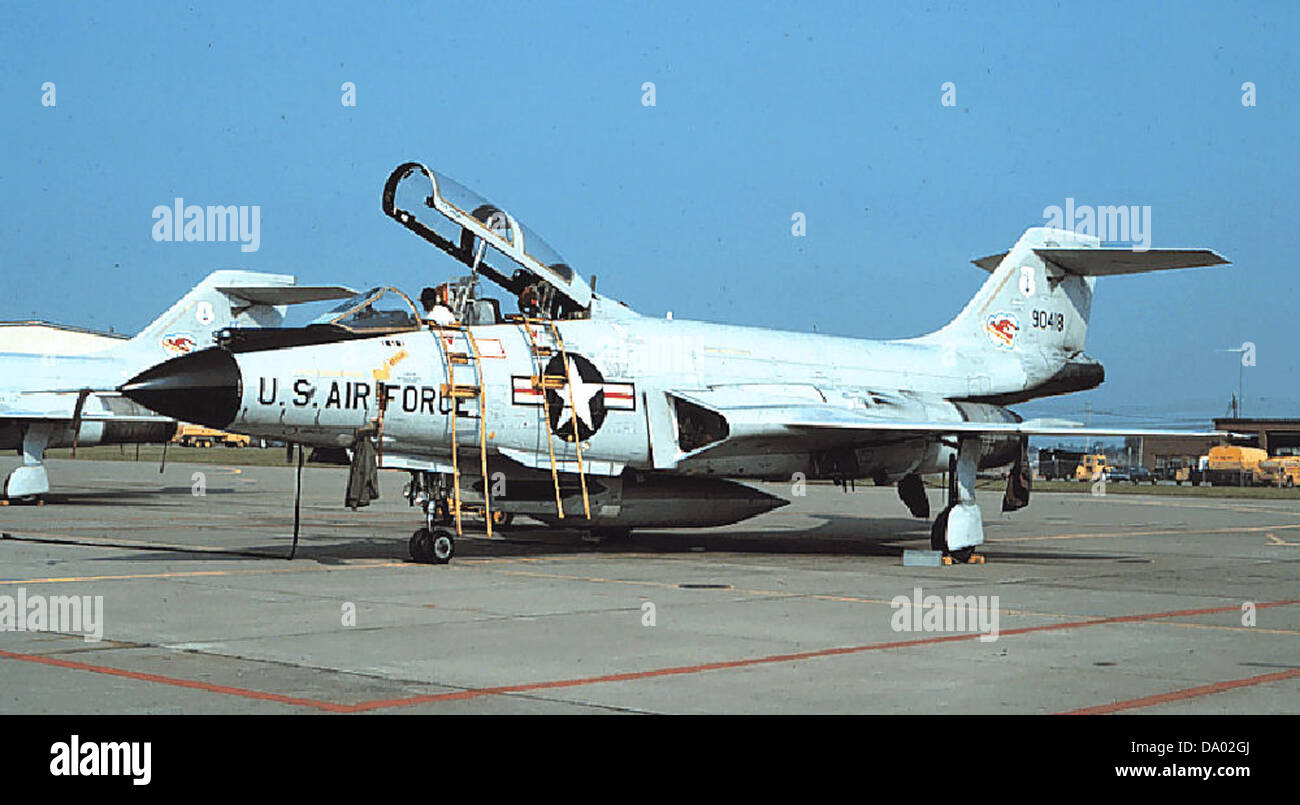 The 136th Fighter-Interceptor Squadron operated the McDonnell F-101B ...