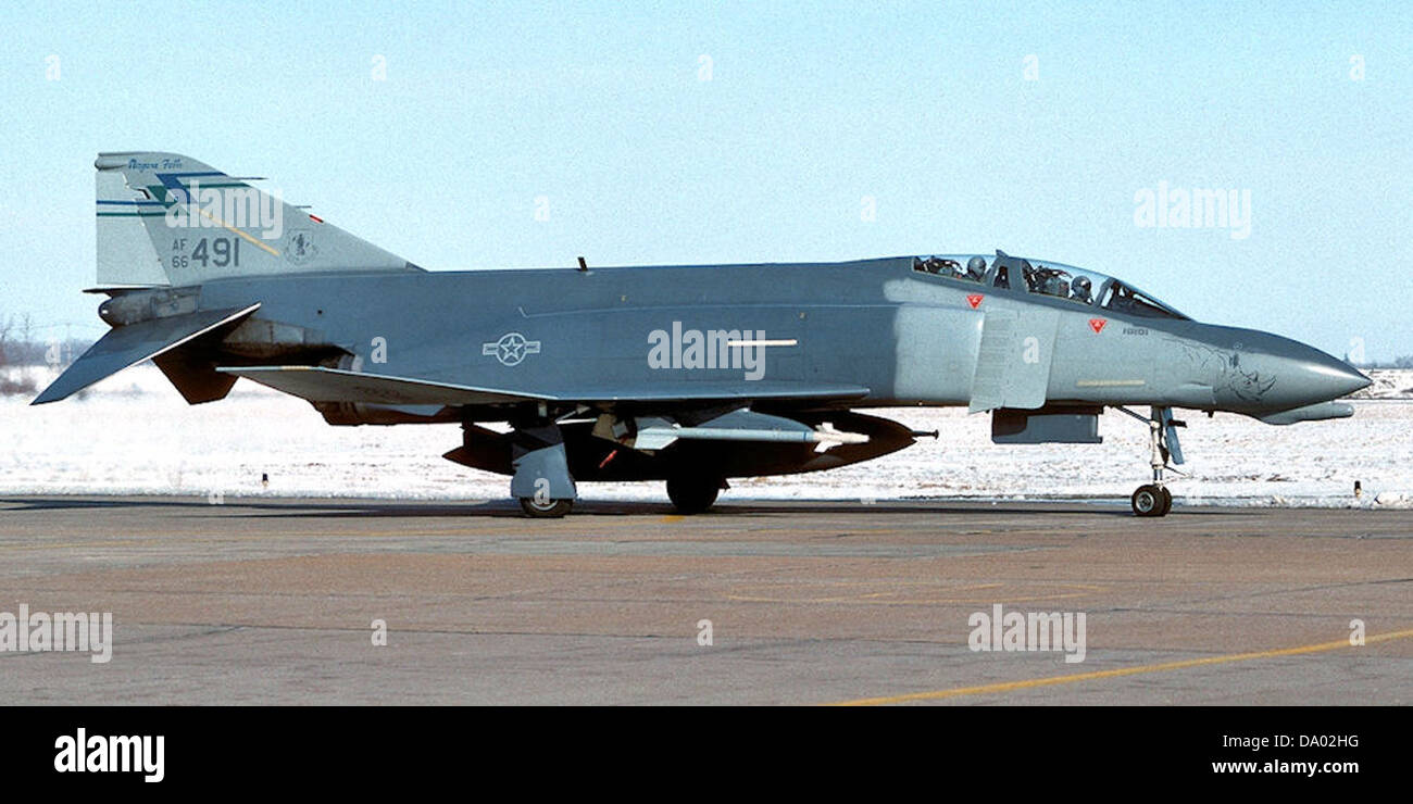 The 136th Fighter-Interceptor Squadron operated the McDonnell F-4D ...