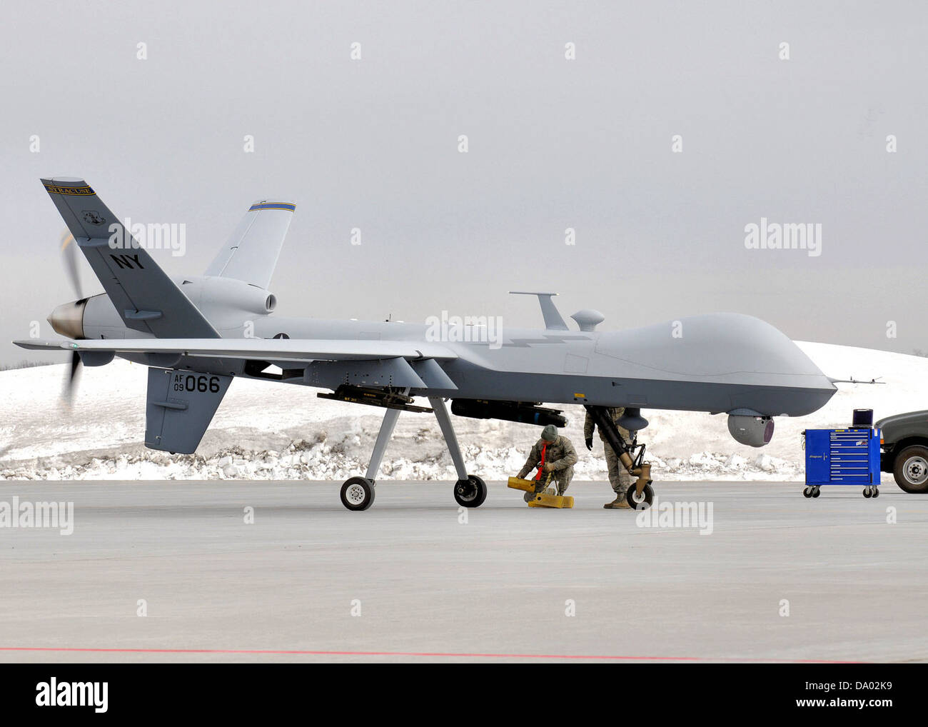 The 138th Attack Squadron operates the General Atomics MQ-9B Reaper, an ...
