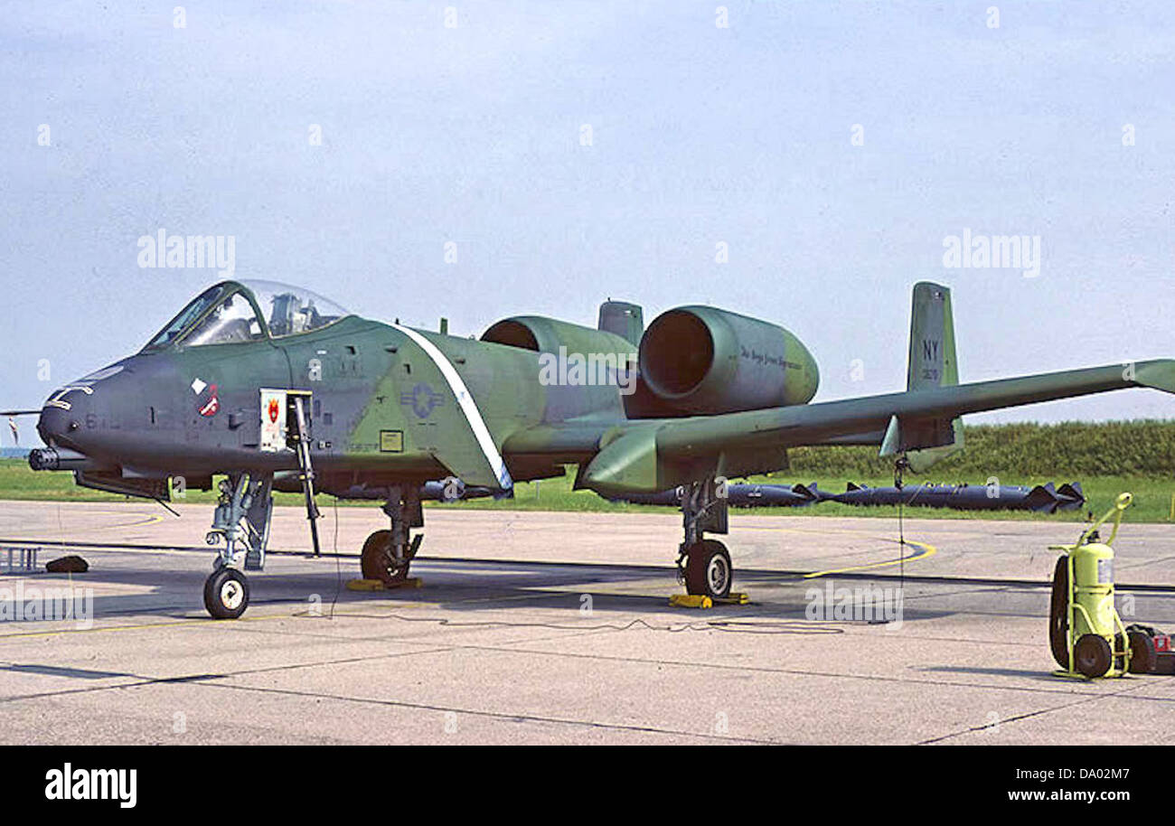The 138th Tactical Fighter Squadron operated the A-10A Thunderbolt II ...