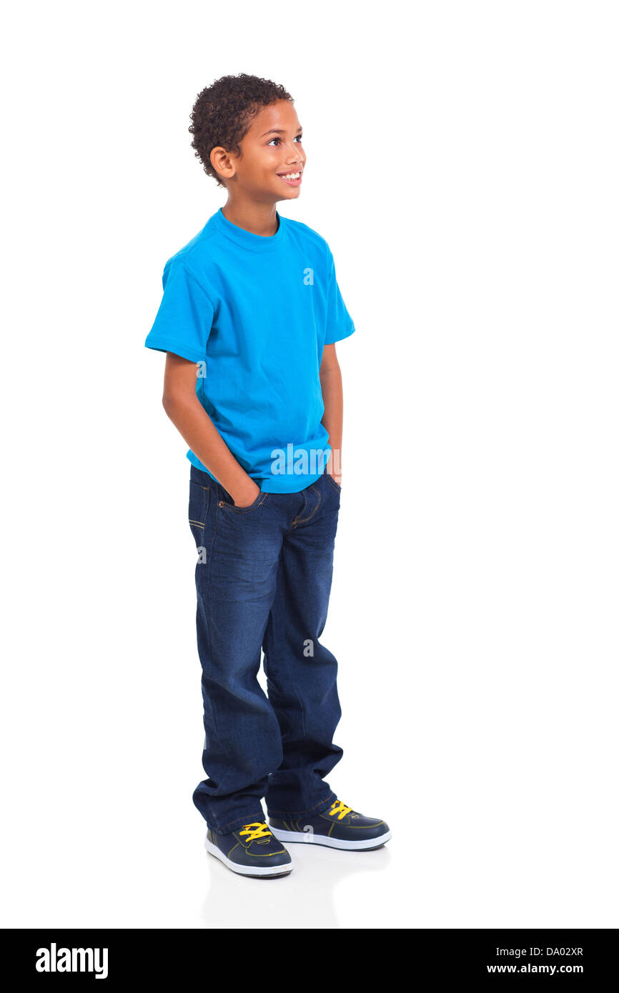 Child Standing Looking Up