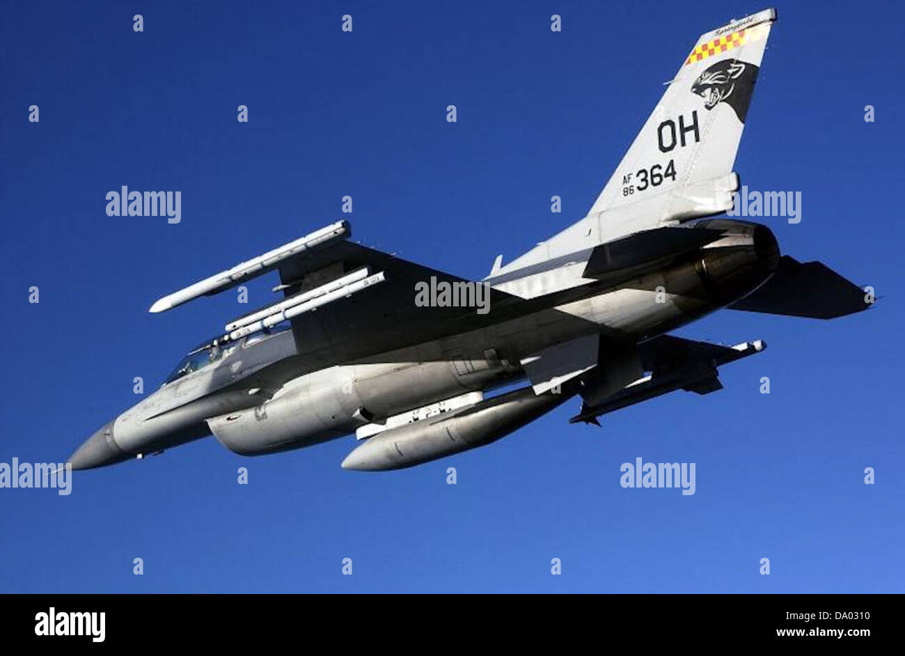 The 162d Fighter Squadron operated the General Dynamics F-16C Block 30E ...