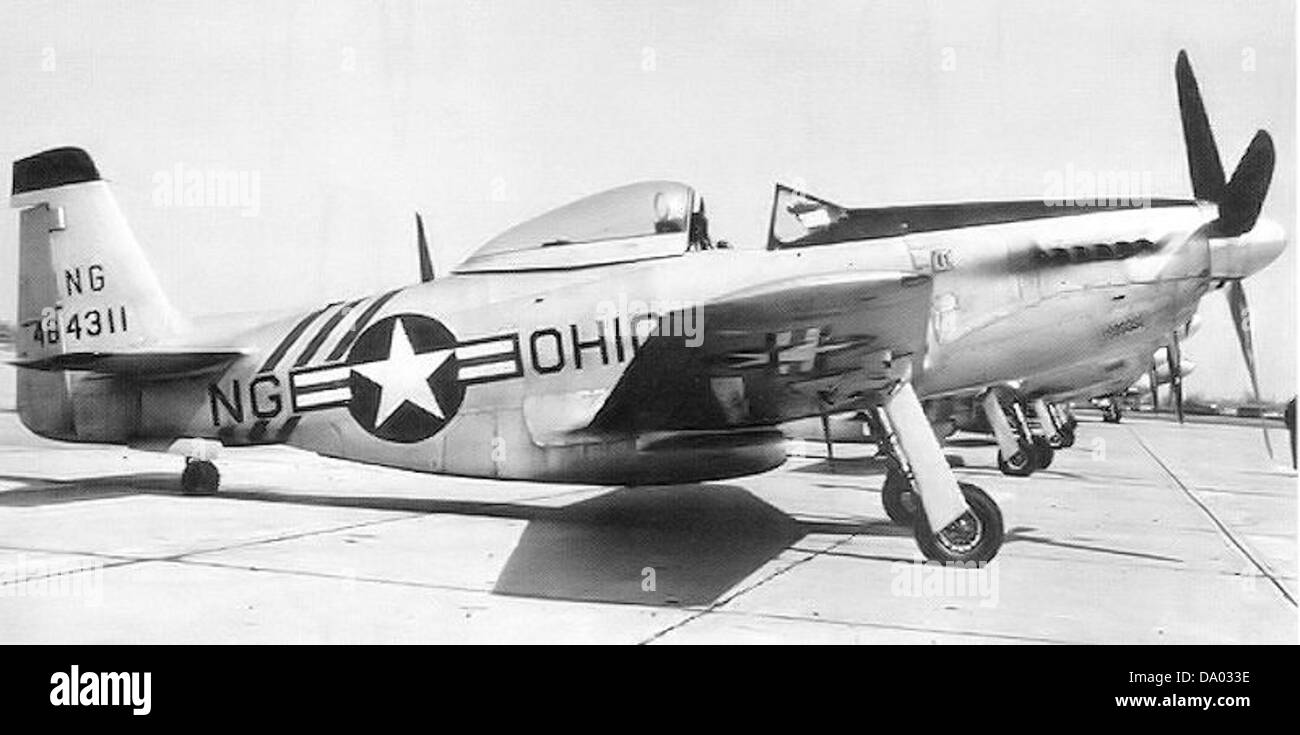 The 166th Fighter Squadron operated the North American F-51H-5-NA ...