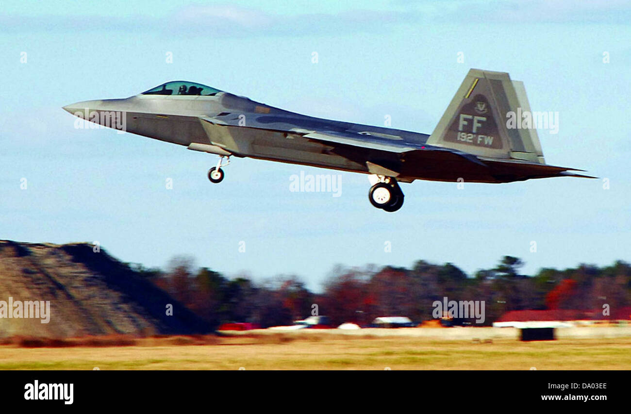 The 192nd Fighter Wing operates the F-22 Raptor, a fifth-generation ...