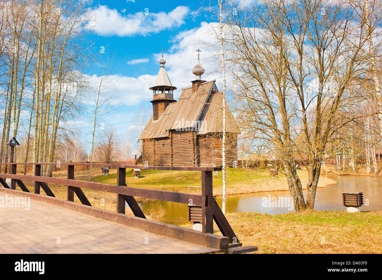 Exterior wooden church in russian hi-res stock photography and images ...