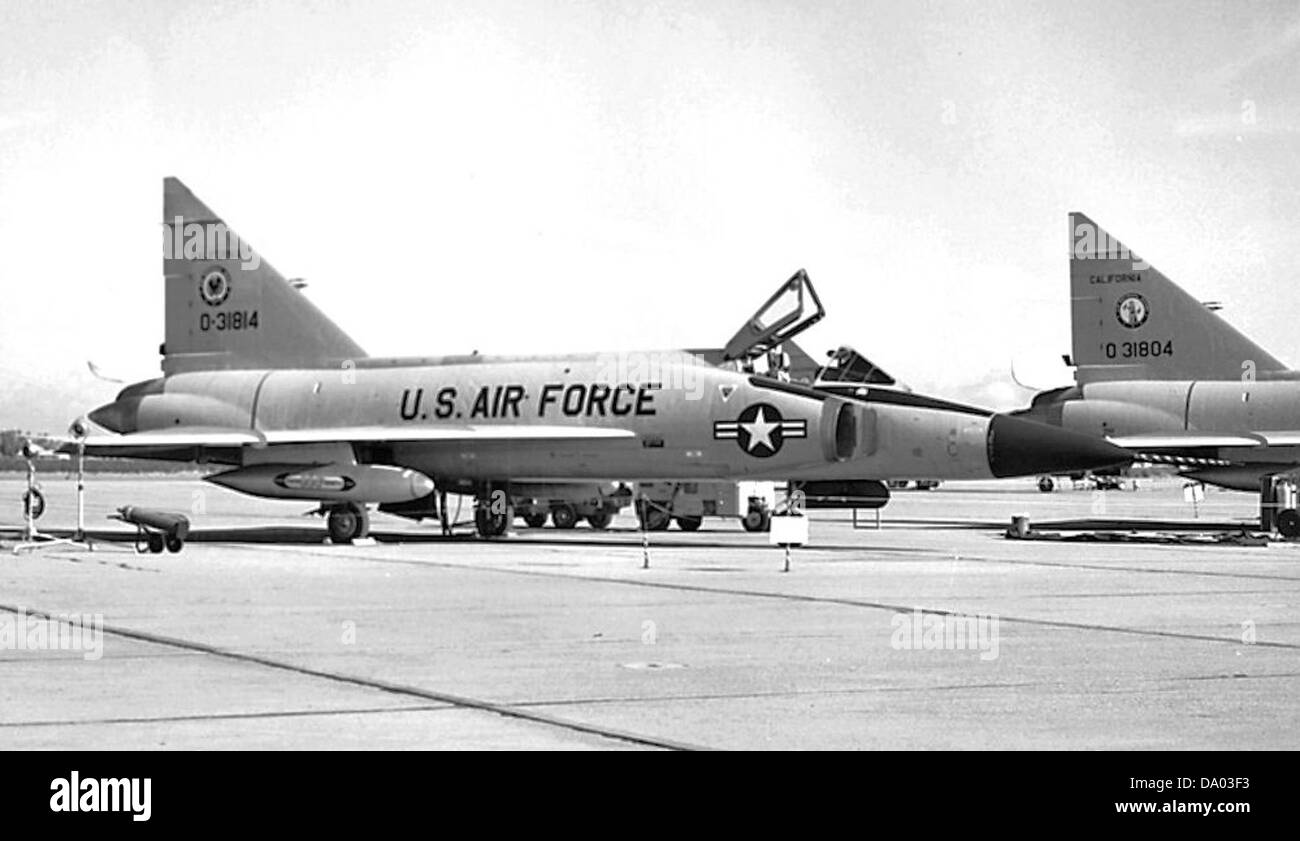 The 194th Fighter-Interceptor Squadron operated the Convair F-102A ...