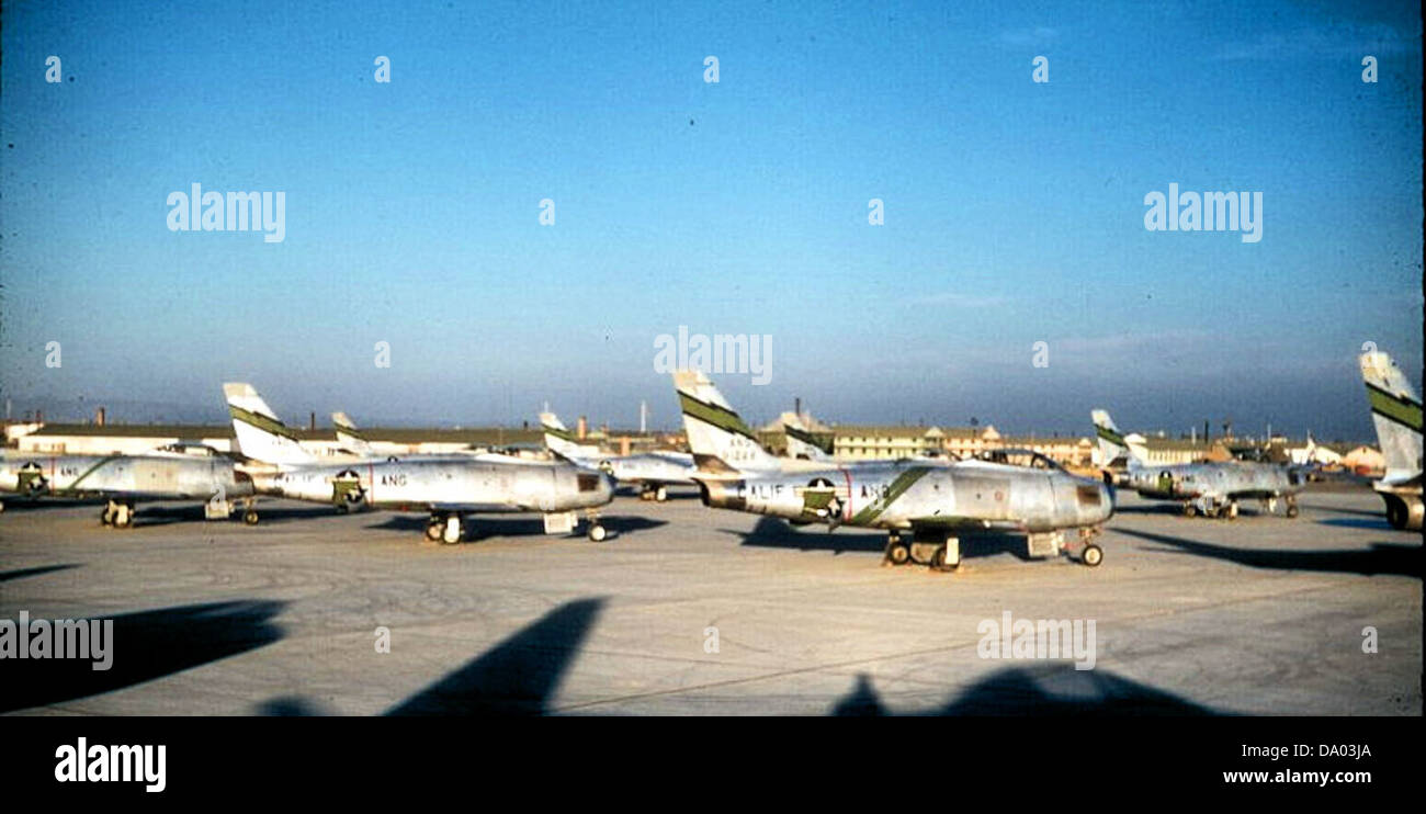 The 196th Fighter-Interceptor Squadron operated the North American F ...