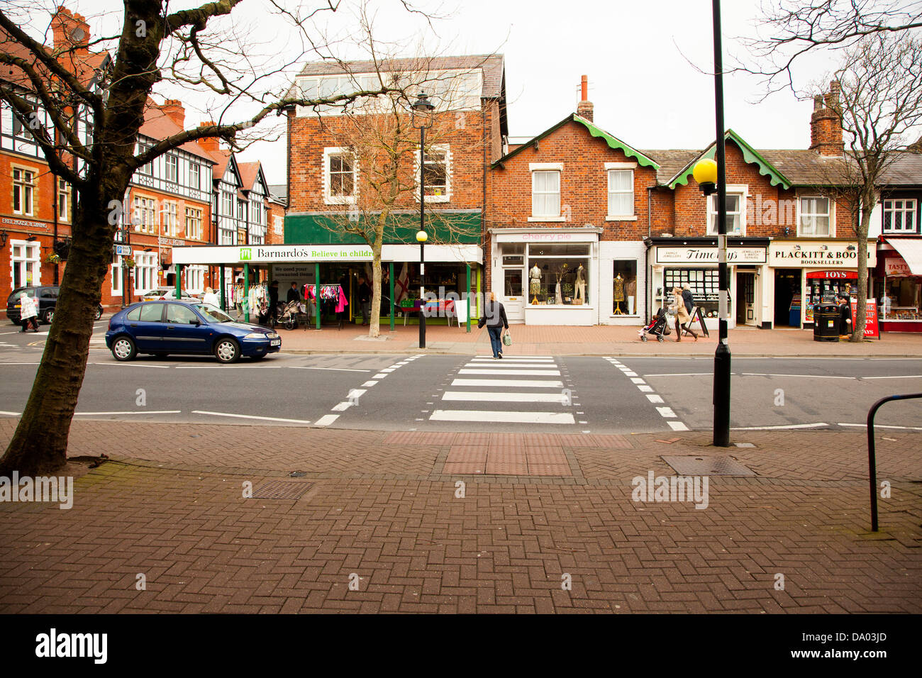 Zebra crossing in Lytham St Annes Stock Photo - Alamy