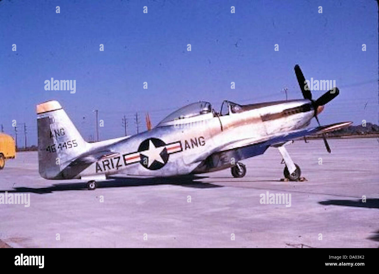 The 197th Fighter Squadron operated the North American F-51H Mustang, a ...
