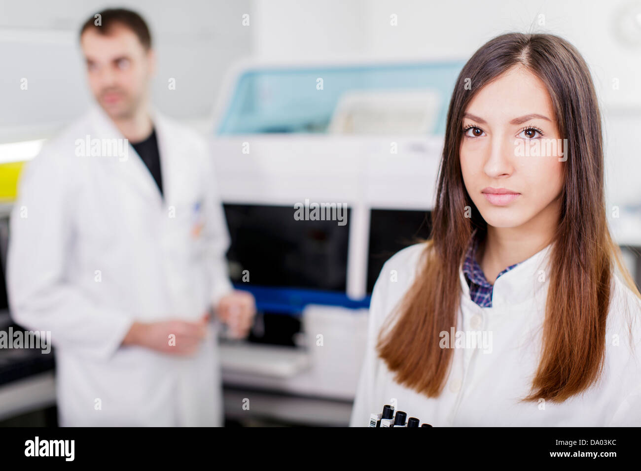 Lab researcher in laboratory close hi-res stock photography and images ...