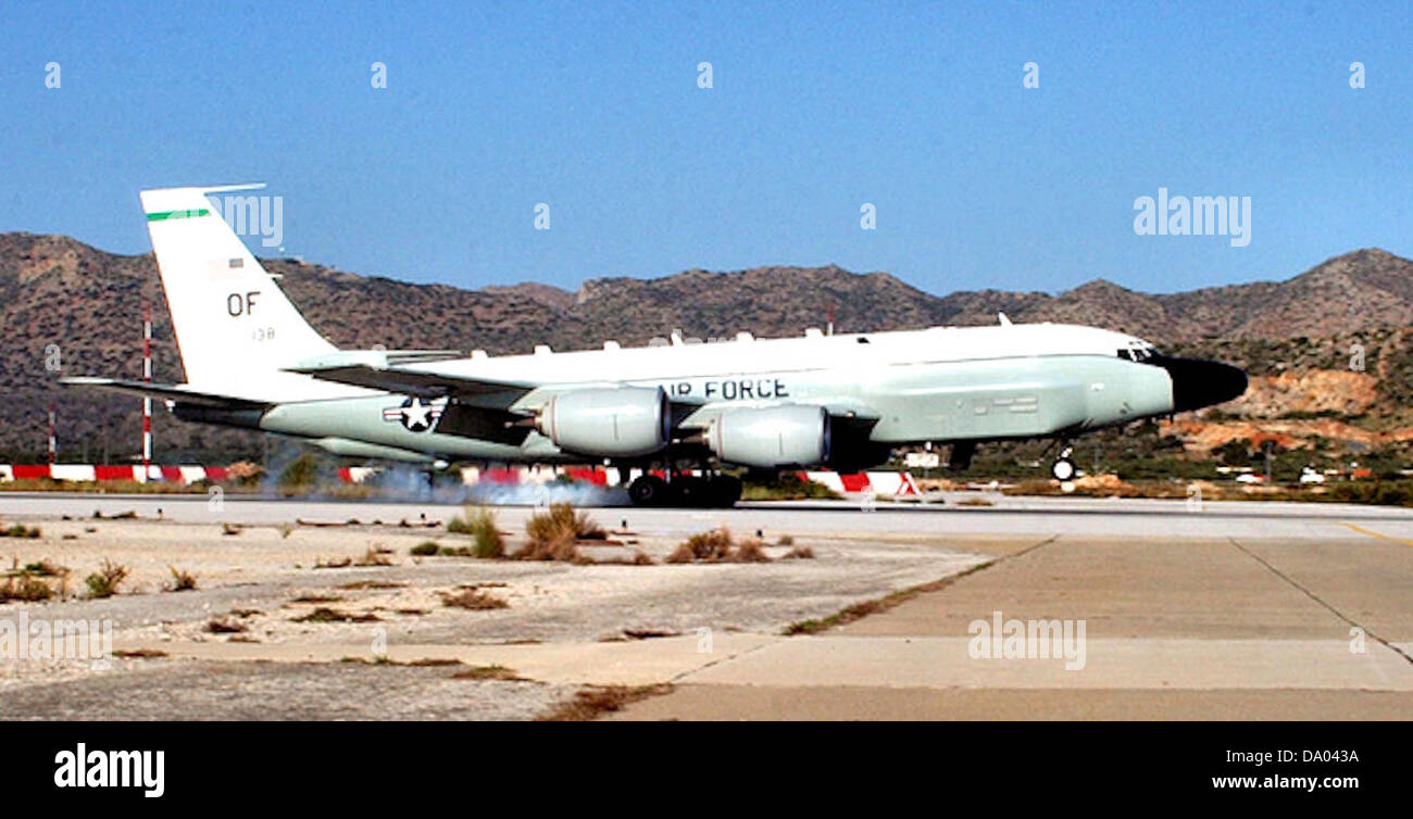 The 95th Reconnaissance Squadron operated the RC-135 Rivet Joint ...