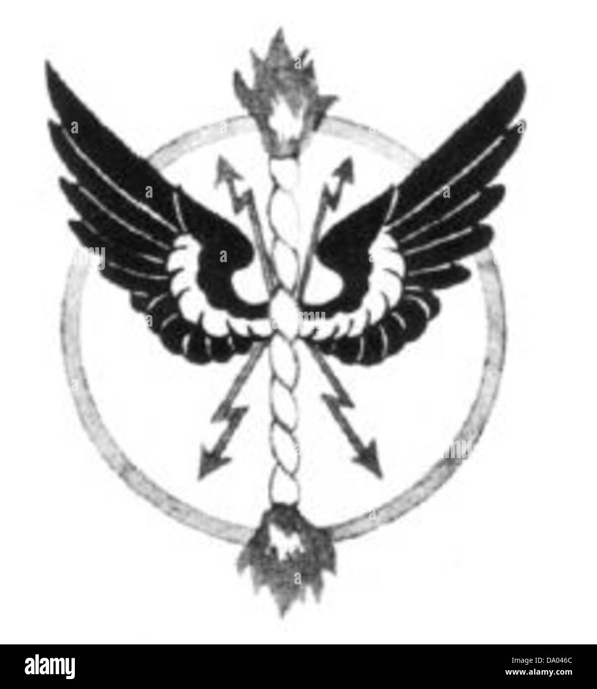 The emblem of the 27th Bomb Squadron symbolizes the unit's dedication ...