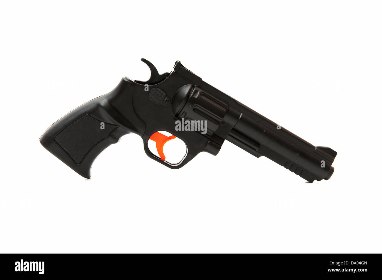 small gun on a white background Stock Photo - Alamy