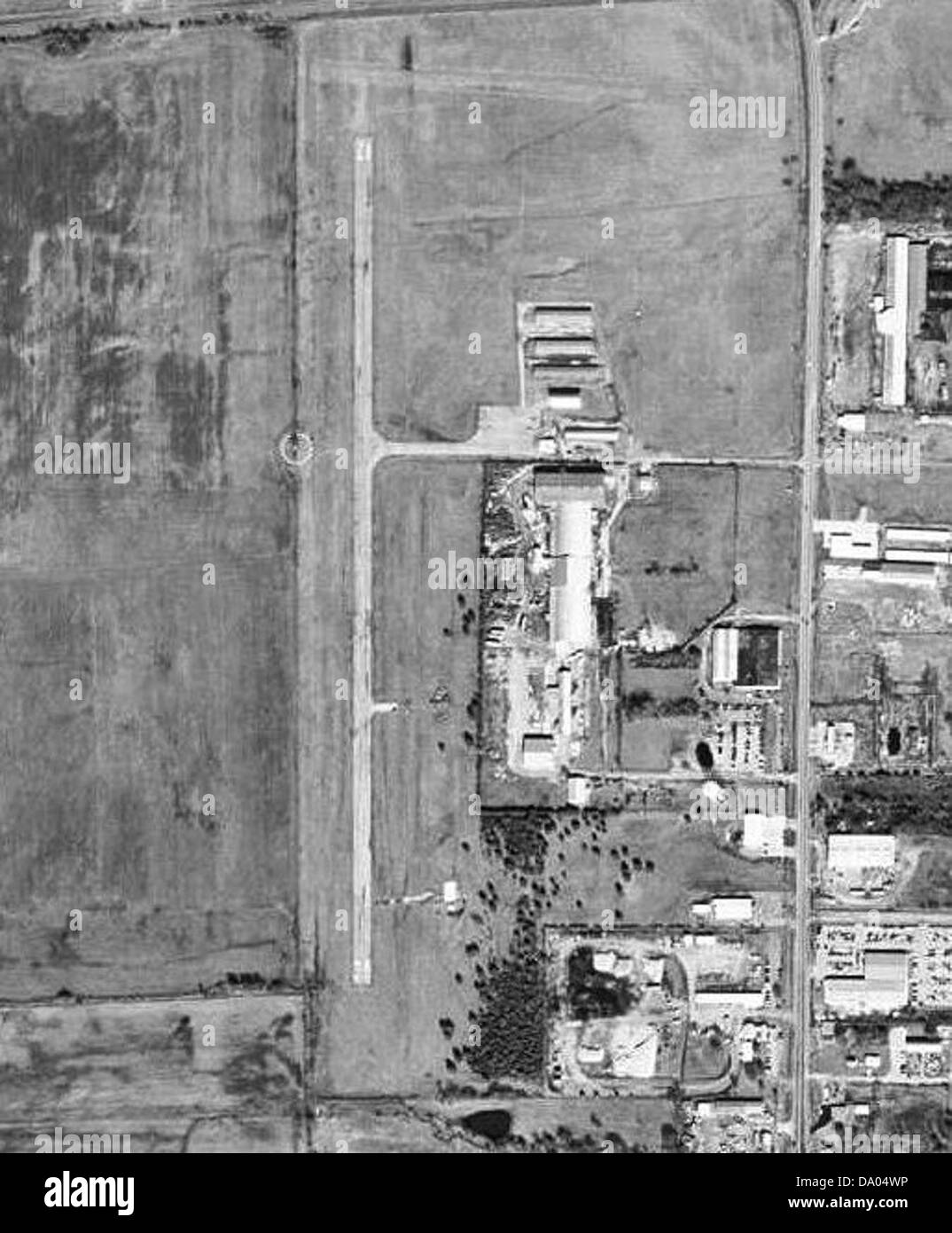 Jones Field Airport in Texas, shown on January 24, 1996, serves general ...