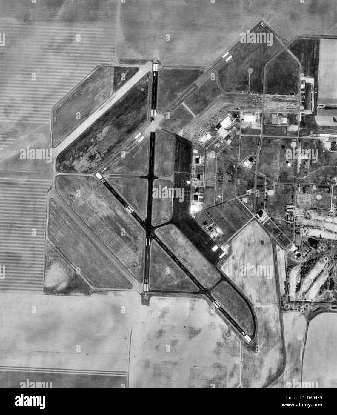 Aerial photograph of Malden Municipal Airport in Missouri, taken on ...