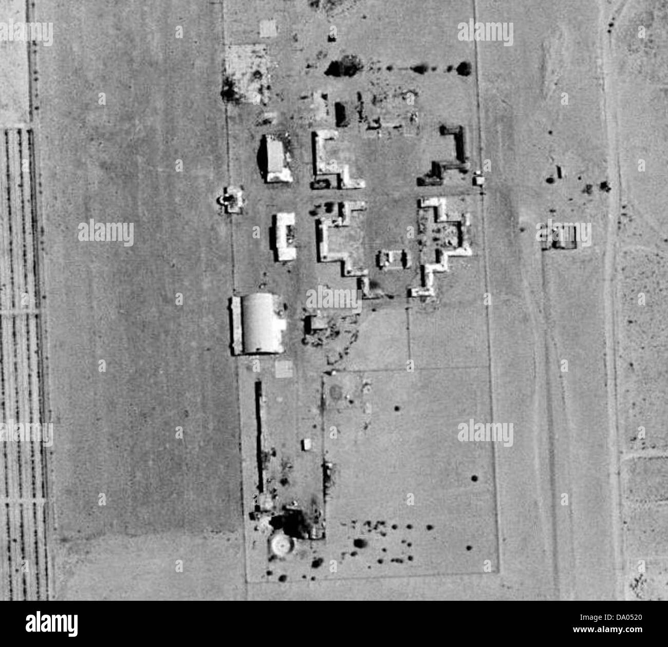 W.R. Byron Airport, located in California, shown in a 2002 USGS aerial ...