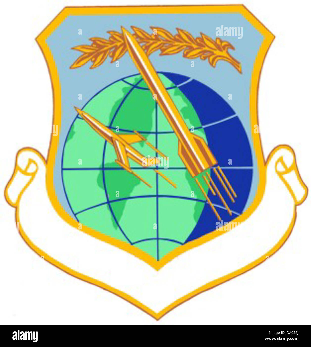 This image displays the crest of the 13th Strategic Missile Division, a ...